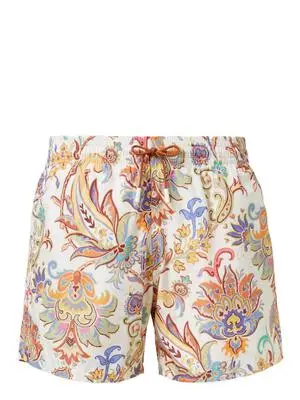 Etro Paisley-print Swim Trunks - Multicoloured