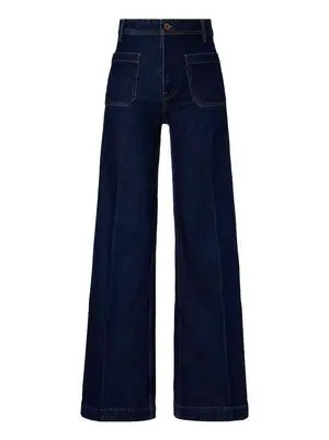 POLO RALPH LAUREN High-Rise Wide-Leg Jeans