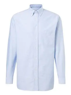 LARDINI Cotton Shirt Blue