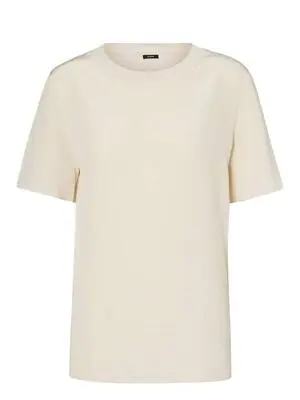 JOSEPH Rubin Silk T-shirt - White