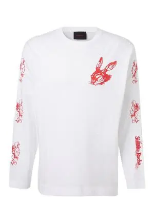 Simone Rocha Tortoise & Hare Cotton Jersey T-shirt - White