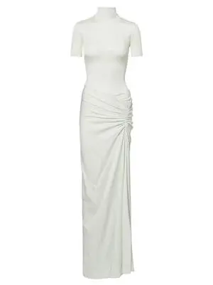 Christopher Esber Fusion Ruched Gown - Green