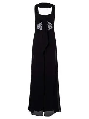 CHRISTOPHER ESBER Reverse Draped Silk Gown