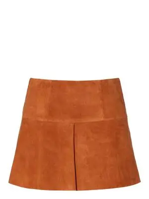 Isabel Marant Dilara Suede Miniskirt - Brown
