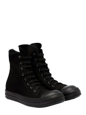 Rick Owens Hollywood High-top Sneakers - Black