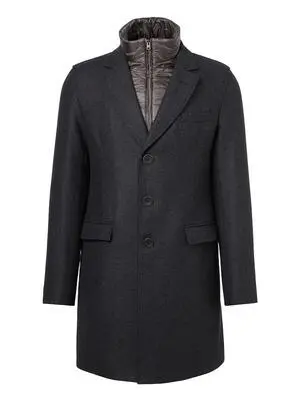 Herno Wool-blend Coat - Grey