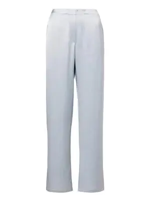 LESET Barb Painter Satin Pants - Blue