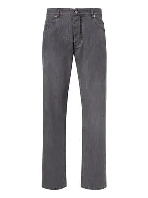 Bottega Veneta Mid-rise Straight Jeans - Grey