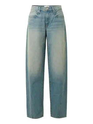 SLVRLAKE Tess Long Twisted Stem Boyfriend Jeans - Blue