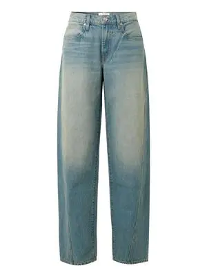 SLVRLAKE Tess Long Twisted Stem Boyfriend Jeans Light Denim