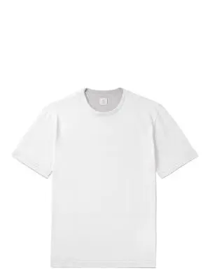 Eleventy Giza Cotton-jersey T-shirt - White