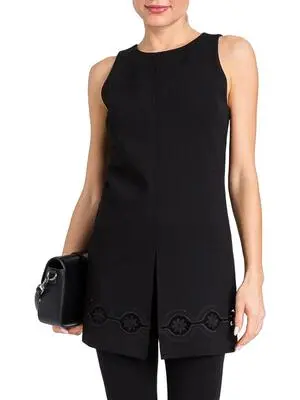 TWINSET Sleeveless Top - Black