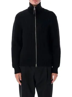 TOM FORD Zip-up Sweater - Black
