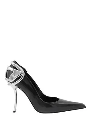 DIESEL Pointed Toe Stiletto Pumps - Grey