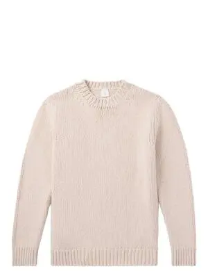 Eleventy Slim-Fit Wool Sweater Beige