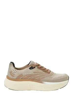 TWINSET Lace Up Sneakers Beige