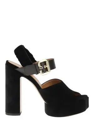 Chloé Heeled Sandal Black