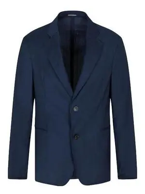 Emporio Armani Icon Single-breasted Jacket - Blue