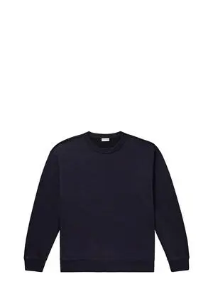 Dries Van Noten Oversized Cotton-jersey Sweatshirt - Blue