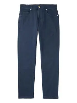 Eleventy Slim-fit Straight-leg Jeans - Blue