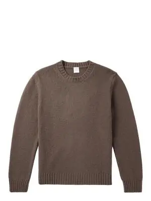 Eleventy Slim-fit Wool Sweater - Brown