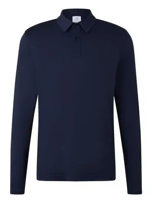 Bogner Polo Long-sleeved Top Lennon - Navy Blue