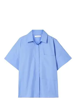 Co Cotton-poplin Shirt - Blue