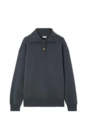 Brunello Cucinelli Cotton-jersey Sweatshirt - Blue