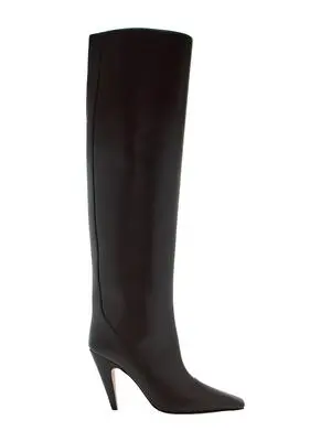 Stella McCartney Spur Vegan-leather Knee Boots - Brown