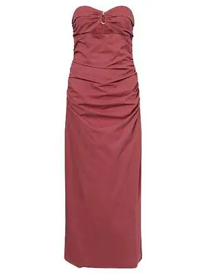 4TH & RECKLESS Winnie Cotton Maxi Dress - Red