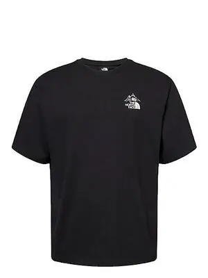 The North Face Uhke Backpack Relaxed-fit Cotton-jersey T-shirt - Tnf Black