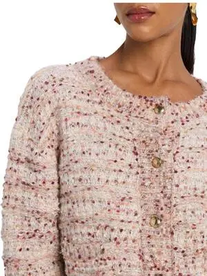 Sablyn Helena Cropped Bouclé Knit Cardigan - Multi