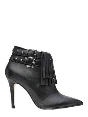 TIANNIA BARNES Jazzy Booties Black Nappa