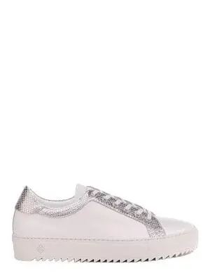 TIANNIA BARNES Billy Leather Sneakers - White
