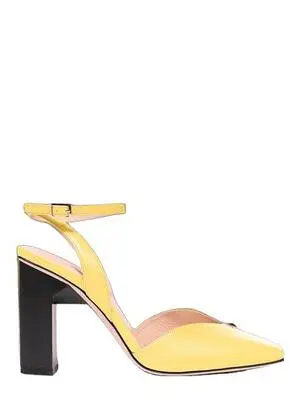 TIANNIA BARNES Hope Ankle Strap Heels - Yellow