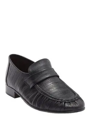 TONY BIANCO Gatsby Loafer - Black Anguille