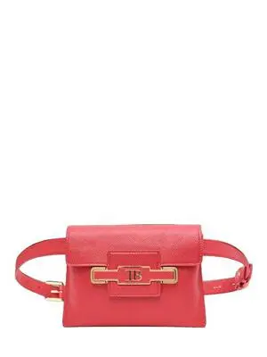 TIANNIA BARNES Tiannia Barnes Diamond Belt Bag Red