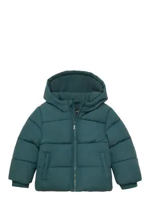 ROKKA&ROLLA Fleece Lined Hooded Jacket - Forest Pine