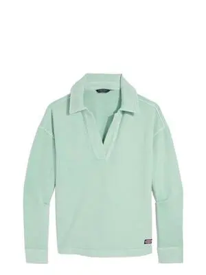 Vineyard Vines Polo Style Sweatshirt Aqua Haze