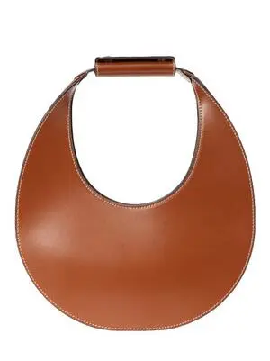STAUD Moon Leather Top Handle Tote