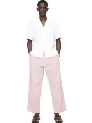 Banana Republic Loose Lightweight Cotton Pull-on Pant - Dusty Rose Pink