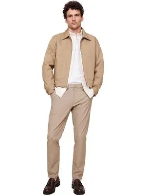 Banana Republic Athletic Slim Performance Pant - Khaki Beige