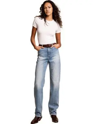Banana Republic High-rise 90s Straight Jean - Light Wash