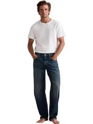 Banana Republic Authentic Straight Leg Jeans - Medium Wash