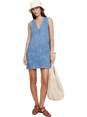 Banana Republic Denim Shift Dress Medium Wash