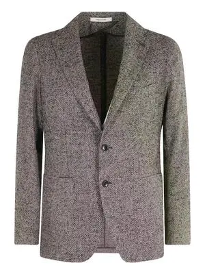 Tagliatore Single-Breasted Blazer Brown
