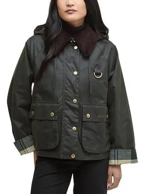 Barbour Reighton Waxed Jacket - Fern/ancient