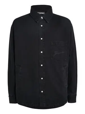 Jacquemus Padded Boulanger Overshirt - Black