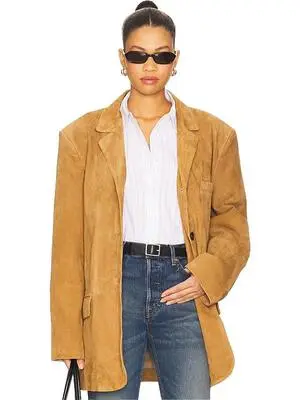 Smythe Suede Weekend Jacket - Fawn