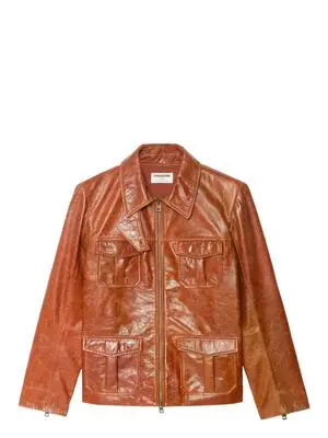 Zadig&Voltaire Leather Jacket - Brown
